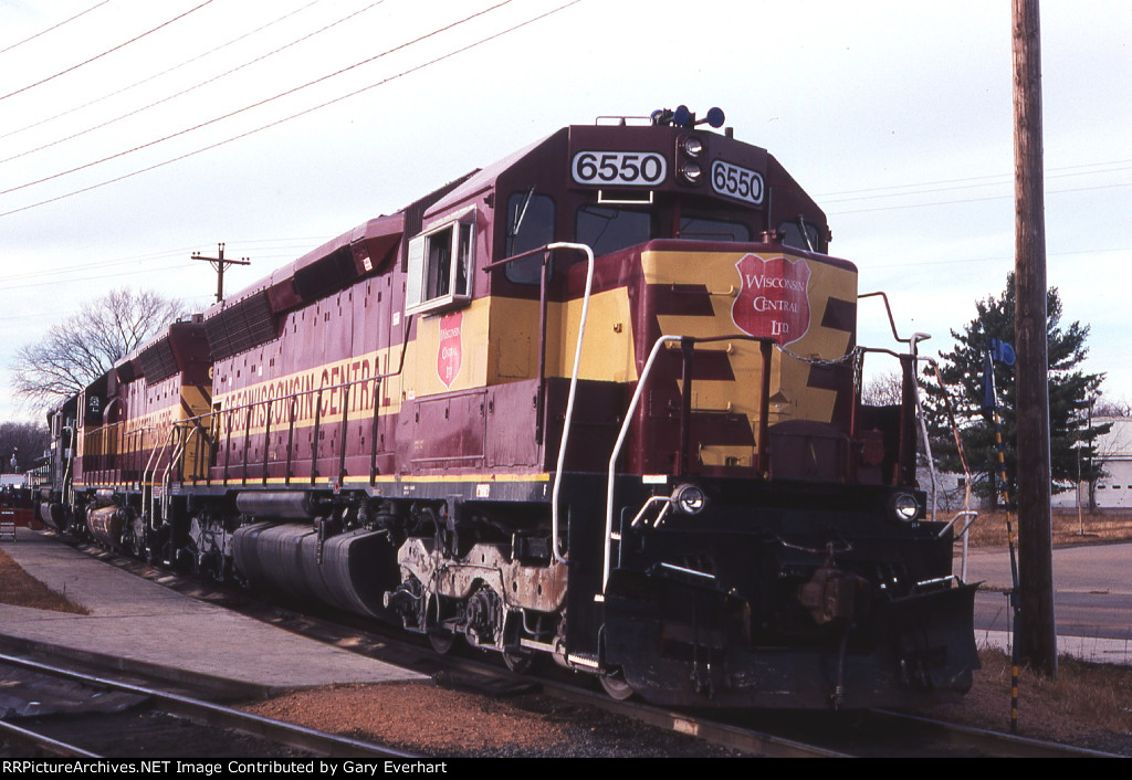 WC SD45 #6550 - Wisconsin Central
